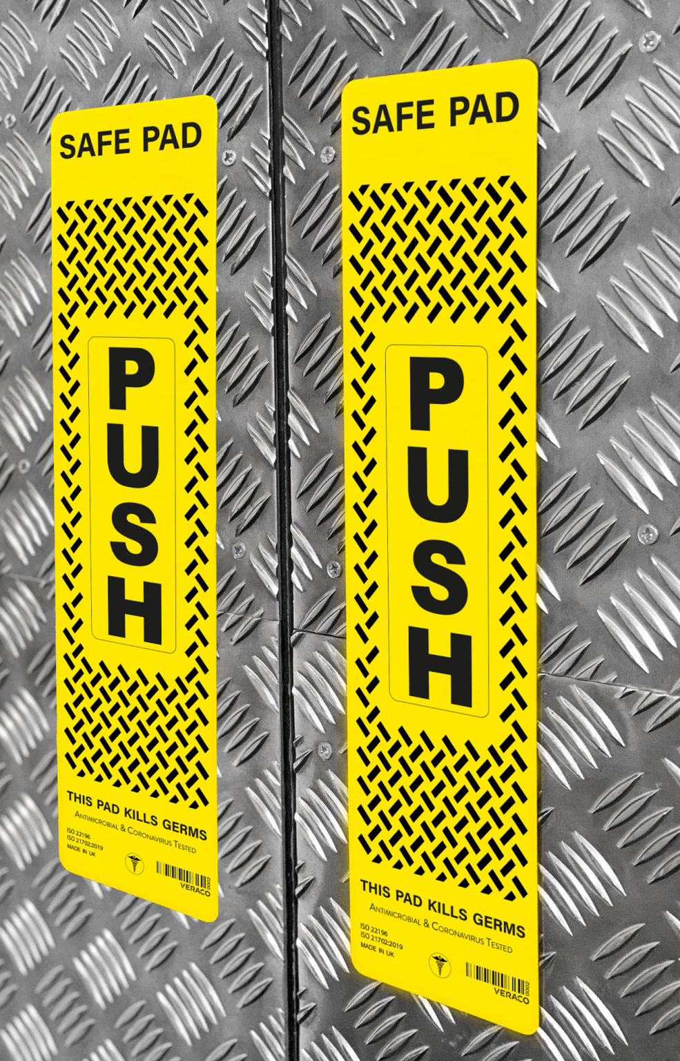 VERACO SAFE PAD™ Antibacterial Push Pad (Large)