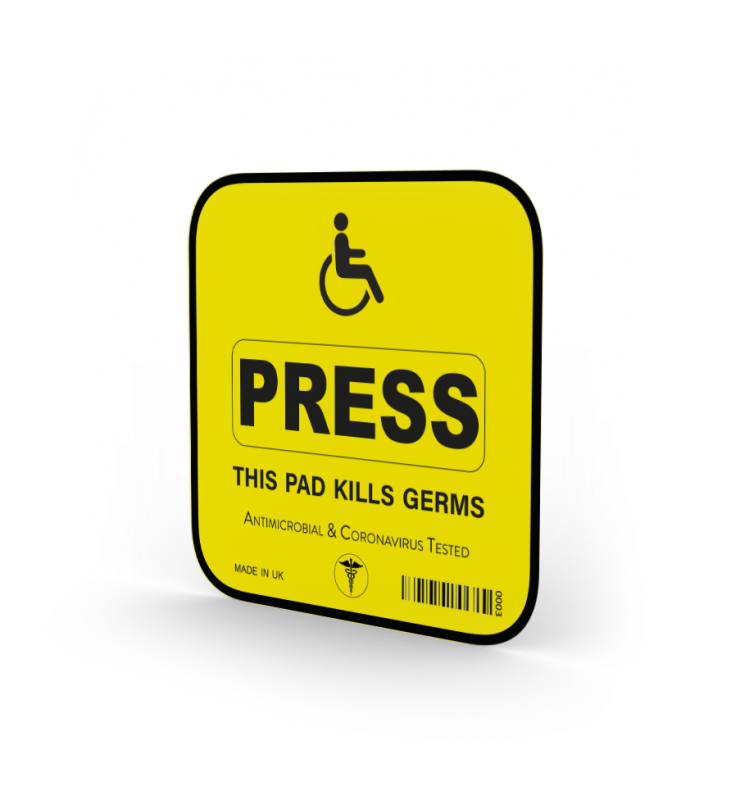 VERACO SAFE BUTTON™ Square Access Door Button Cover