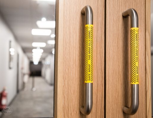 VERACO SAFE WRAP™ Antibacterial Pull Door Handle Wrap (Small)