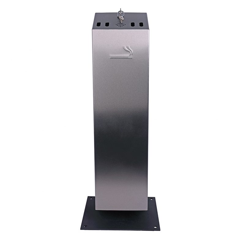 Ashtray Free Standing Stainless Steel - General Hygiene Supplies