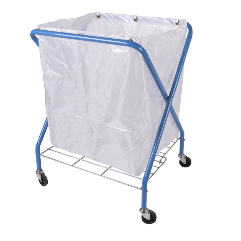Folding Waste Cart & Translucent Vinyl Bag - General Hygiene Supplies