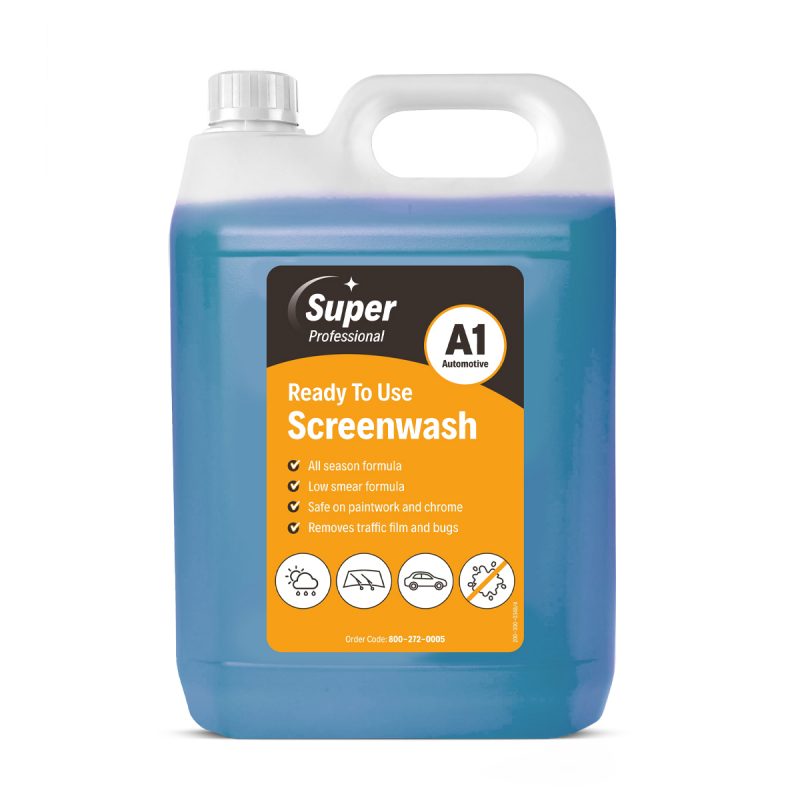 A1 Ready to Use Screenwash 5L - General Hygiene Supplies