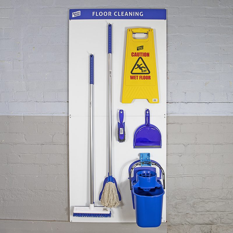 Floor Cleaning Shadow Board - General Hygiene Supplies